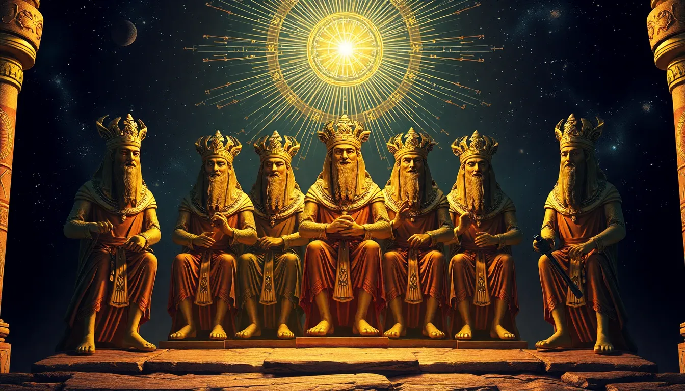The Seven Sages: Guardians of Cosmic Knowledge - Babylonian Mythology