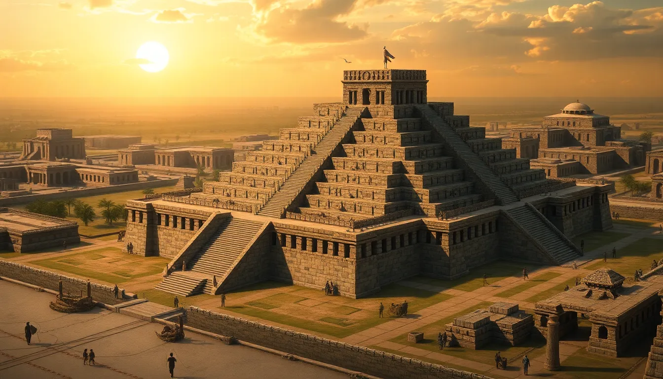 The Ziggurat of Babylon: A Hub of Ancient Trade - Babylonian Mythology