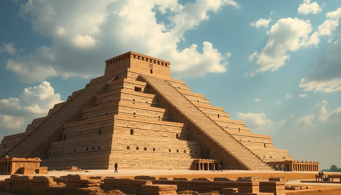 The Ziggurat of Babylon: A Marvel of Ancient Engineering - Babylonian Mythology