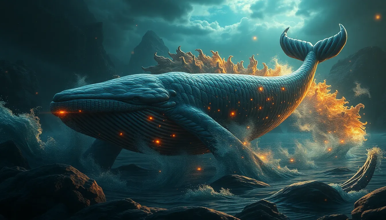 The Myth of the Sacred Whale: Guardians of the Deep - Babylonian Mythology